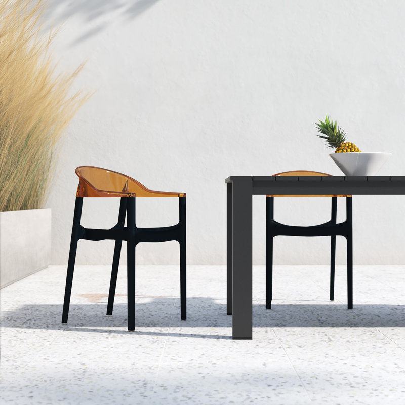 AllModern Stella Stacking Patio Dining Armchair & Reviews | Wayfair